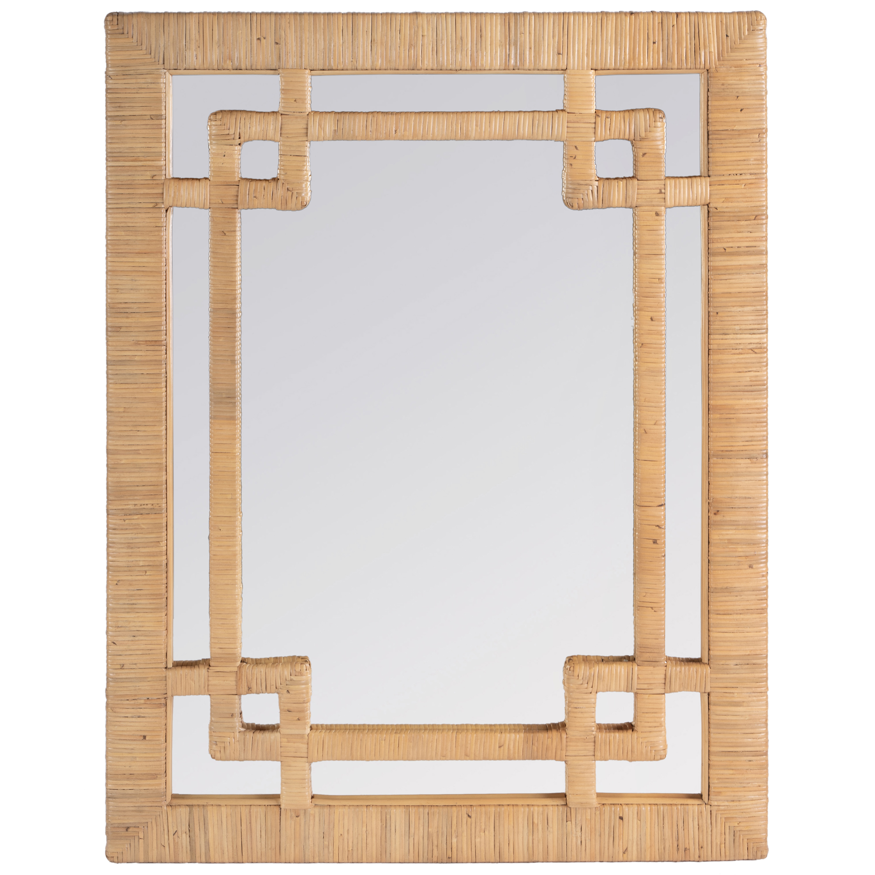Neptune Rattan Wall Mirror, Natural | One Kings Lane