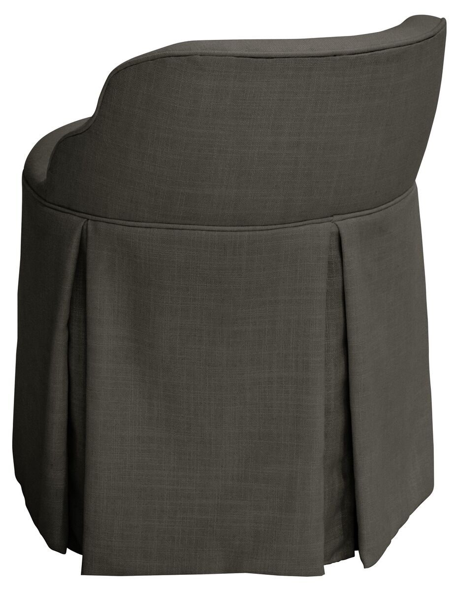 Addie Linen Vanity Stool One Kings Lane