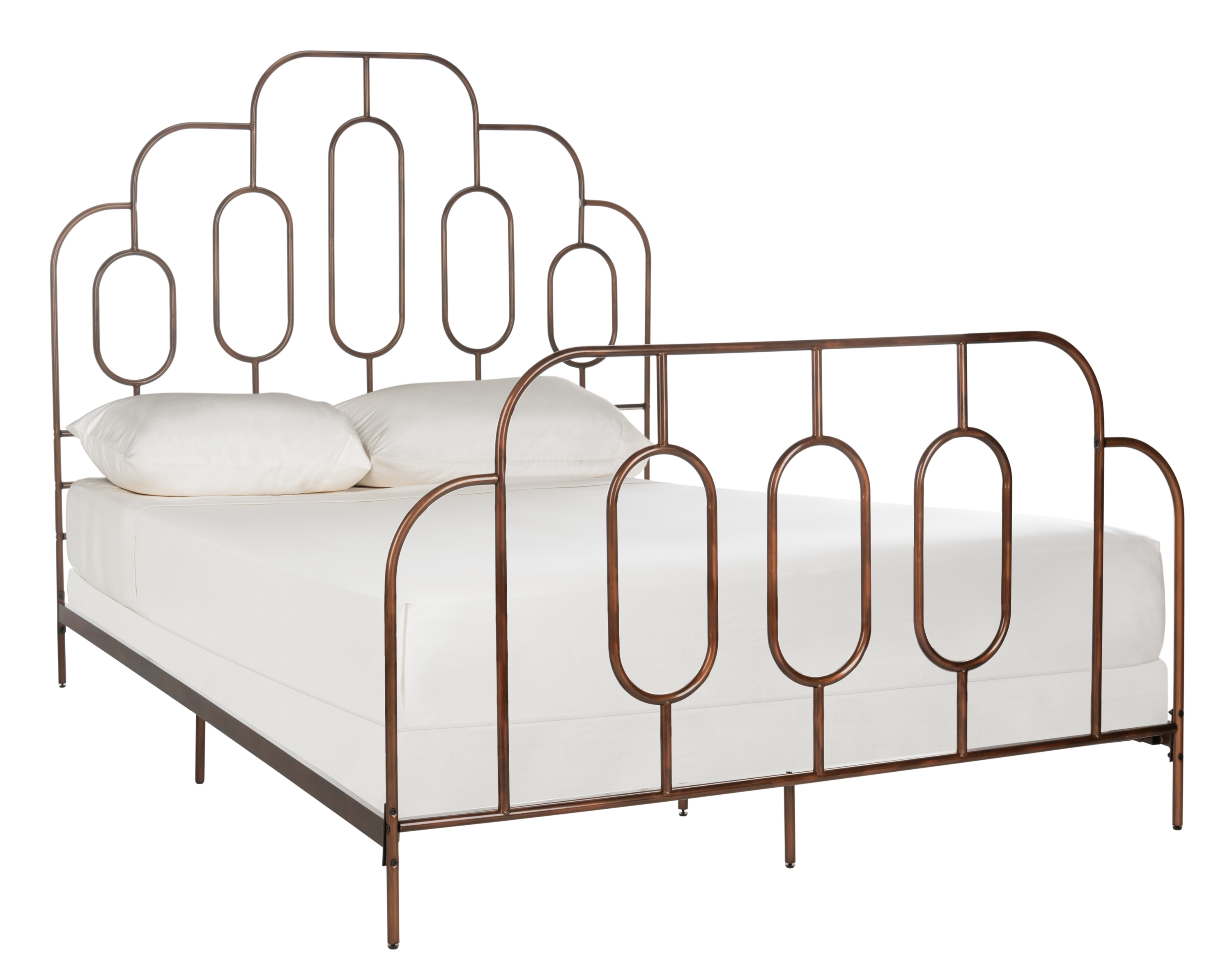 Sammie Retro Bed, Antique Bronze | One Kings Lane