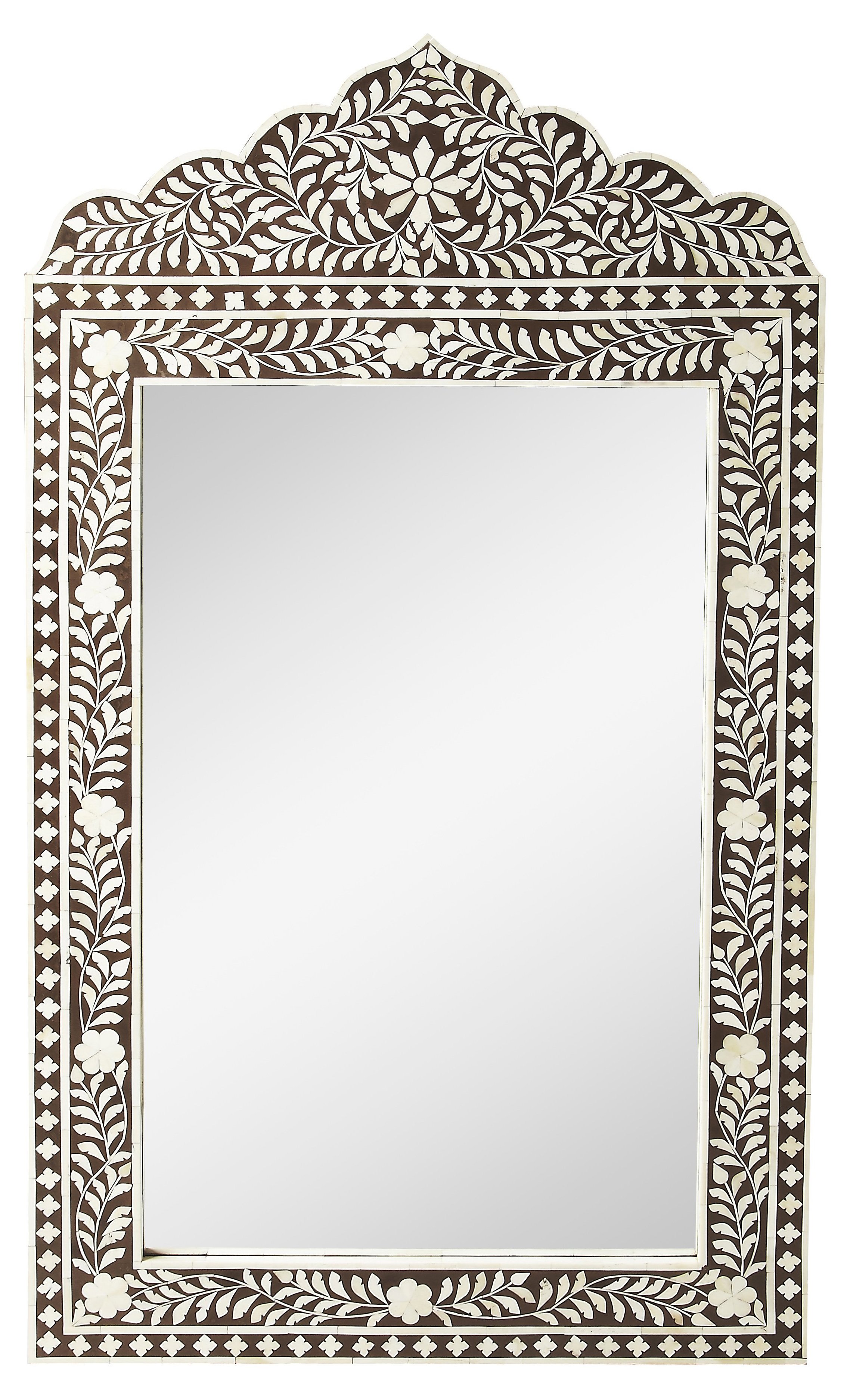 Gen Bone Inlay Oversize Mirror, Espresso | One Kings Lane