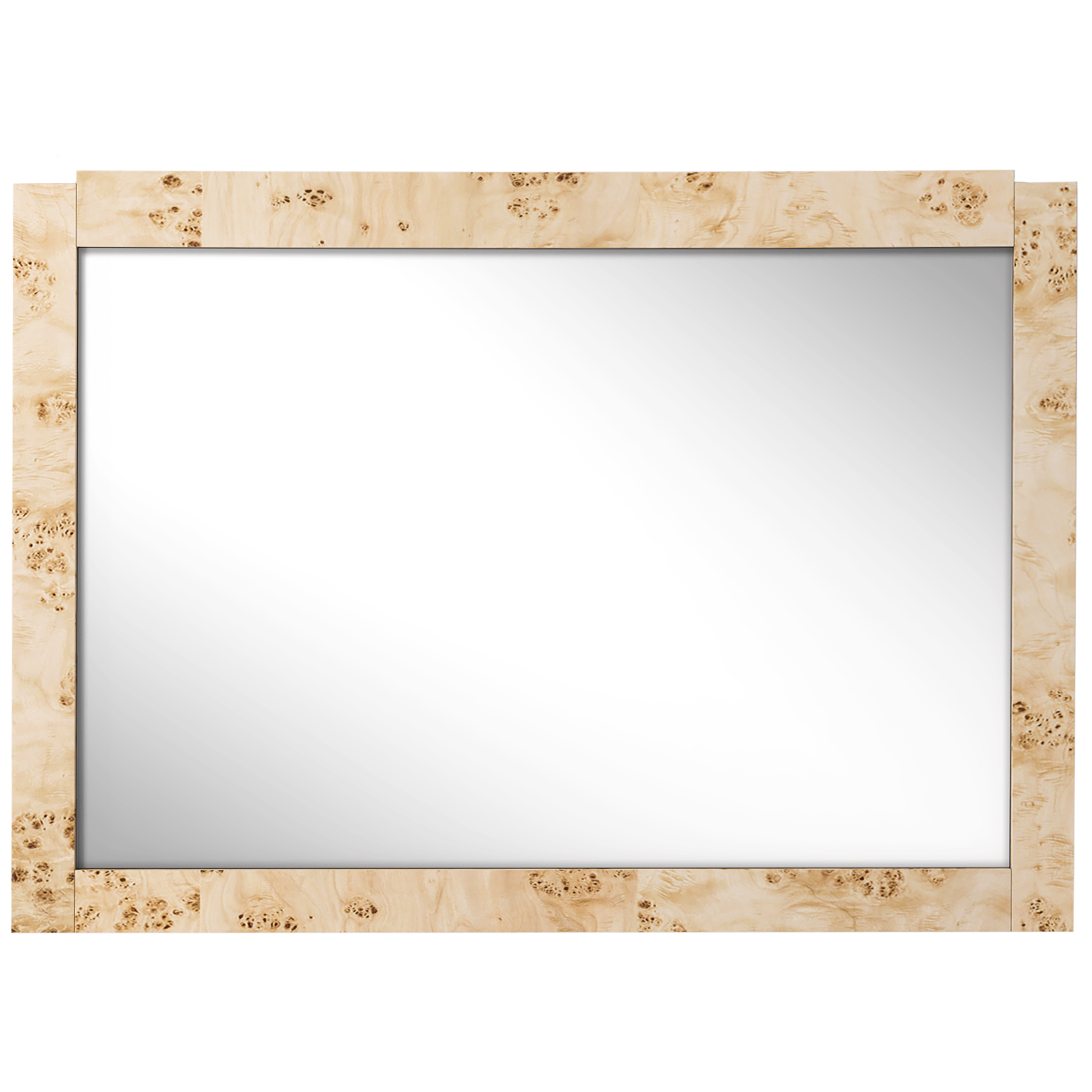 Jackson Burl Wall/Mantle Mirror | One Kings Lane