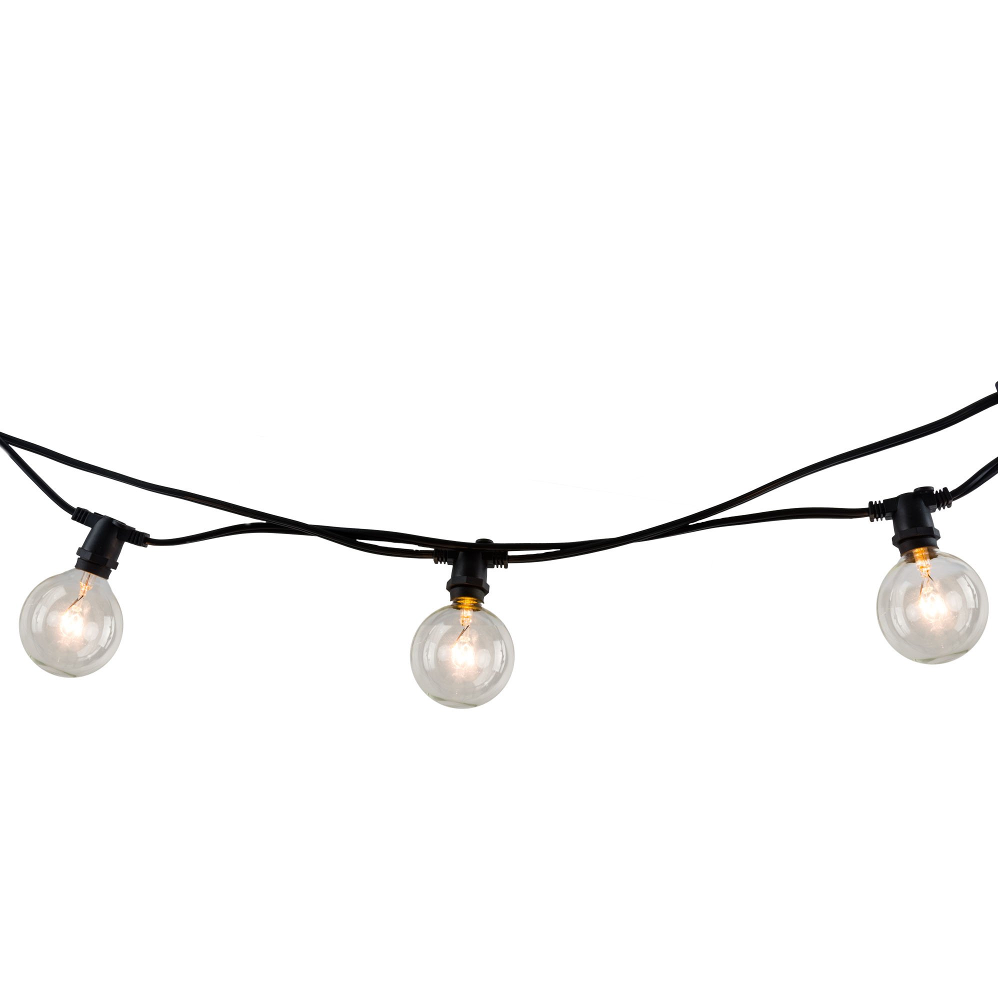 168" Circular Bulb String Lights, Yellow | One Kings Lane