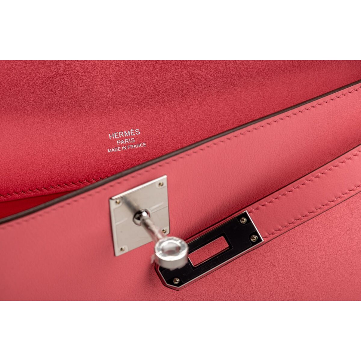 Hermes Kelly Wallet Red