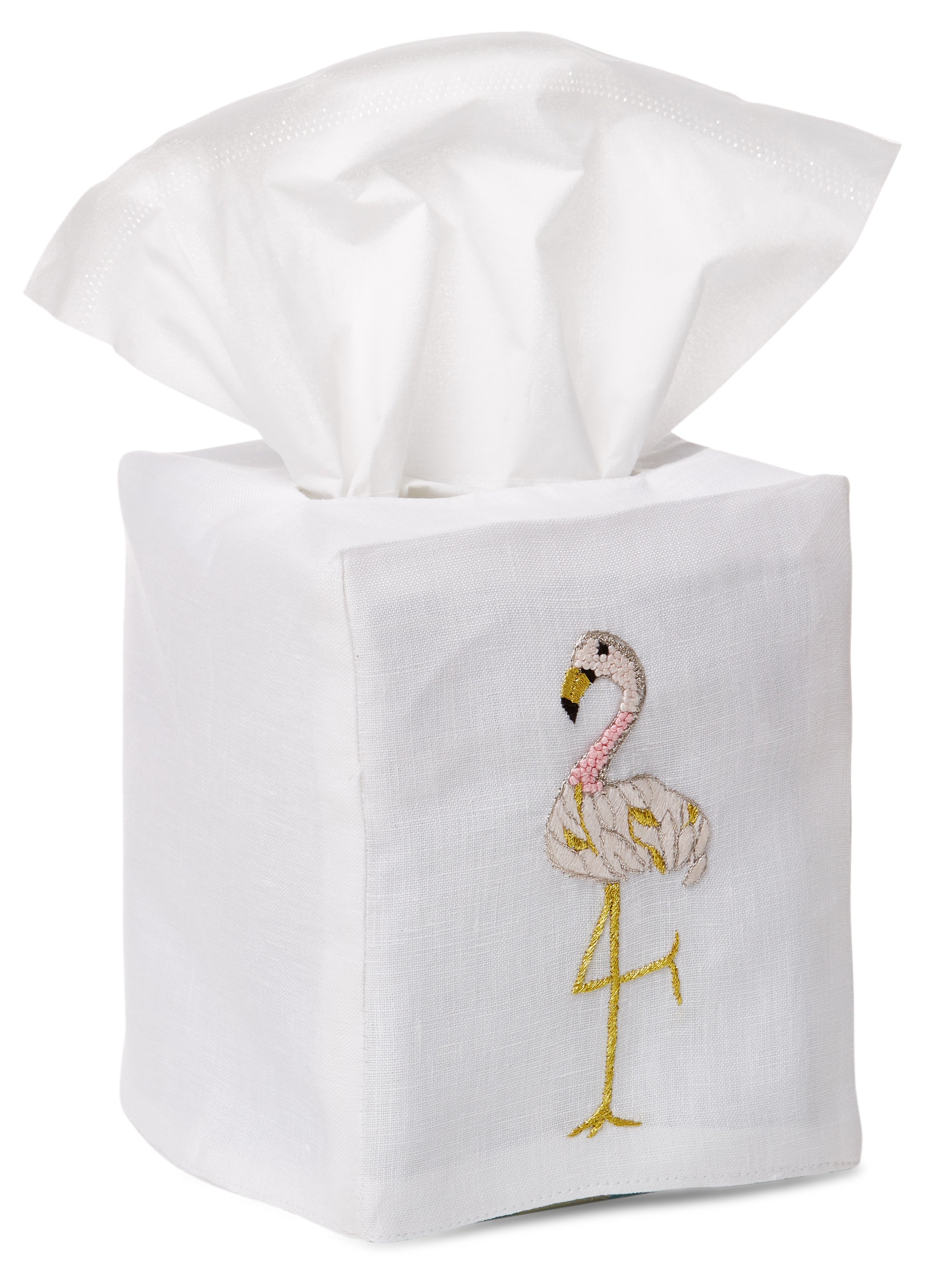 Flamingo Tissue Box Cover | One Kings Lane