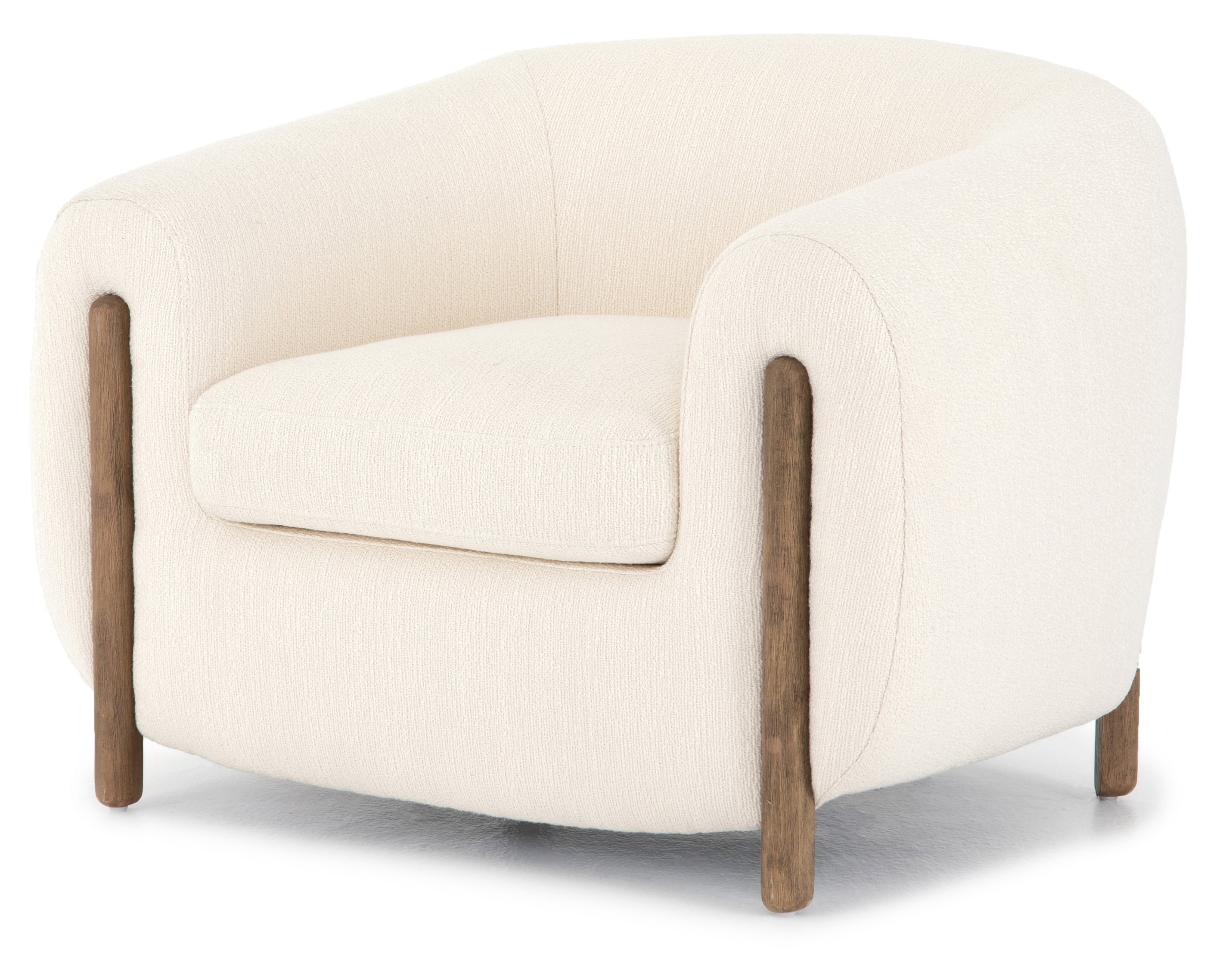 Renee Performance Accent Chair, Ivory | One Kings Lane