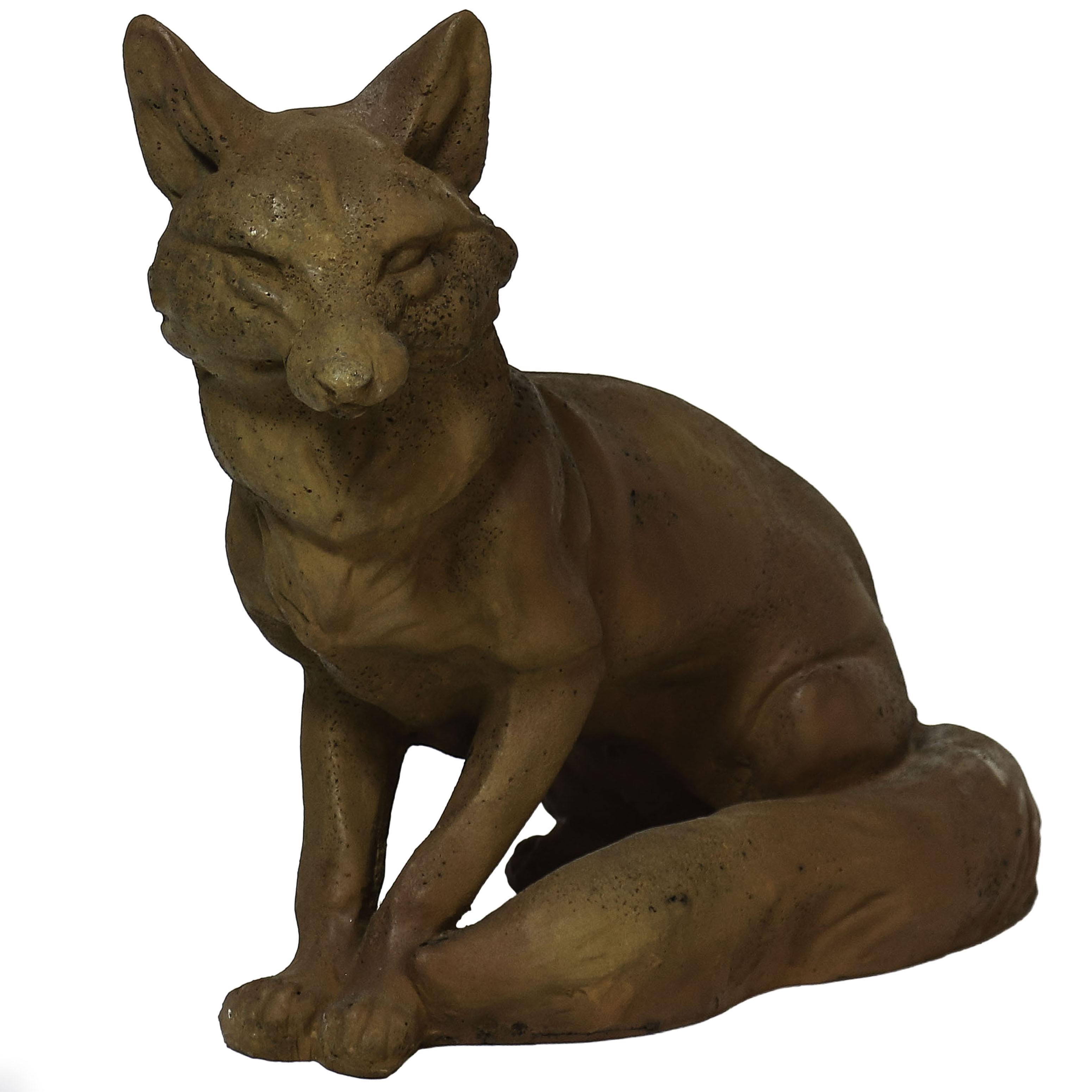 16" Fox Outdoor Statue | One Kings Lane