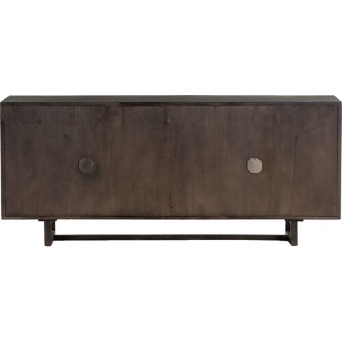Michaela Cane Sideboard - Black Mango | Console, Cupboard, Buffet ...