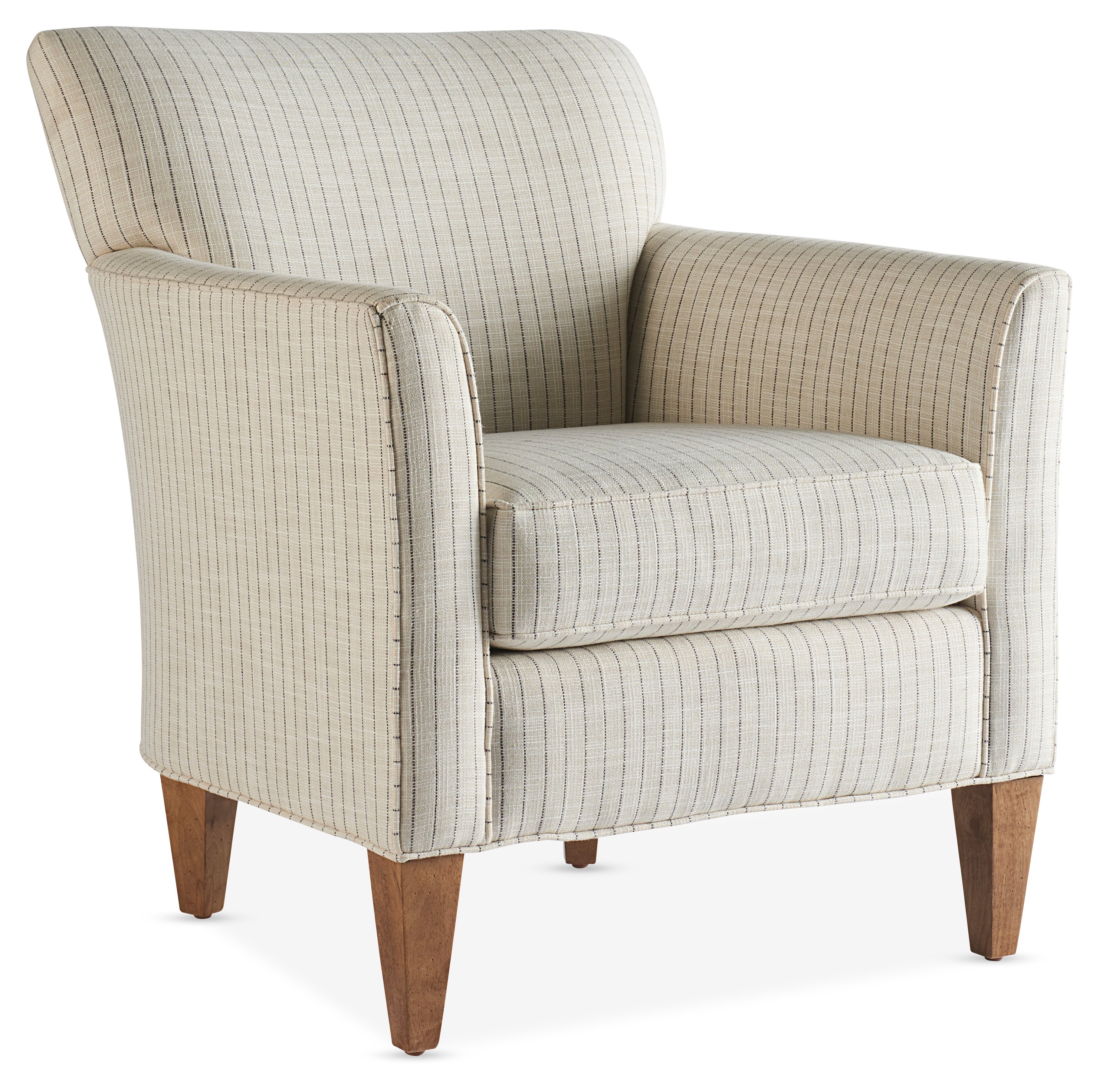 Gramercy Accent Chair, Gray Stripe | One Kings Lane