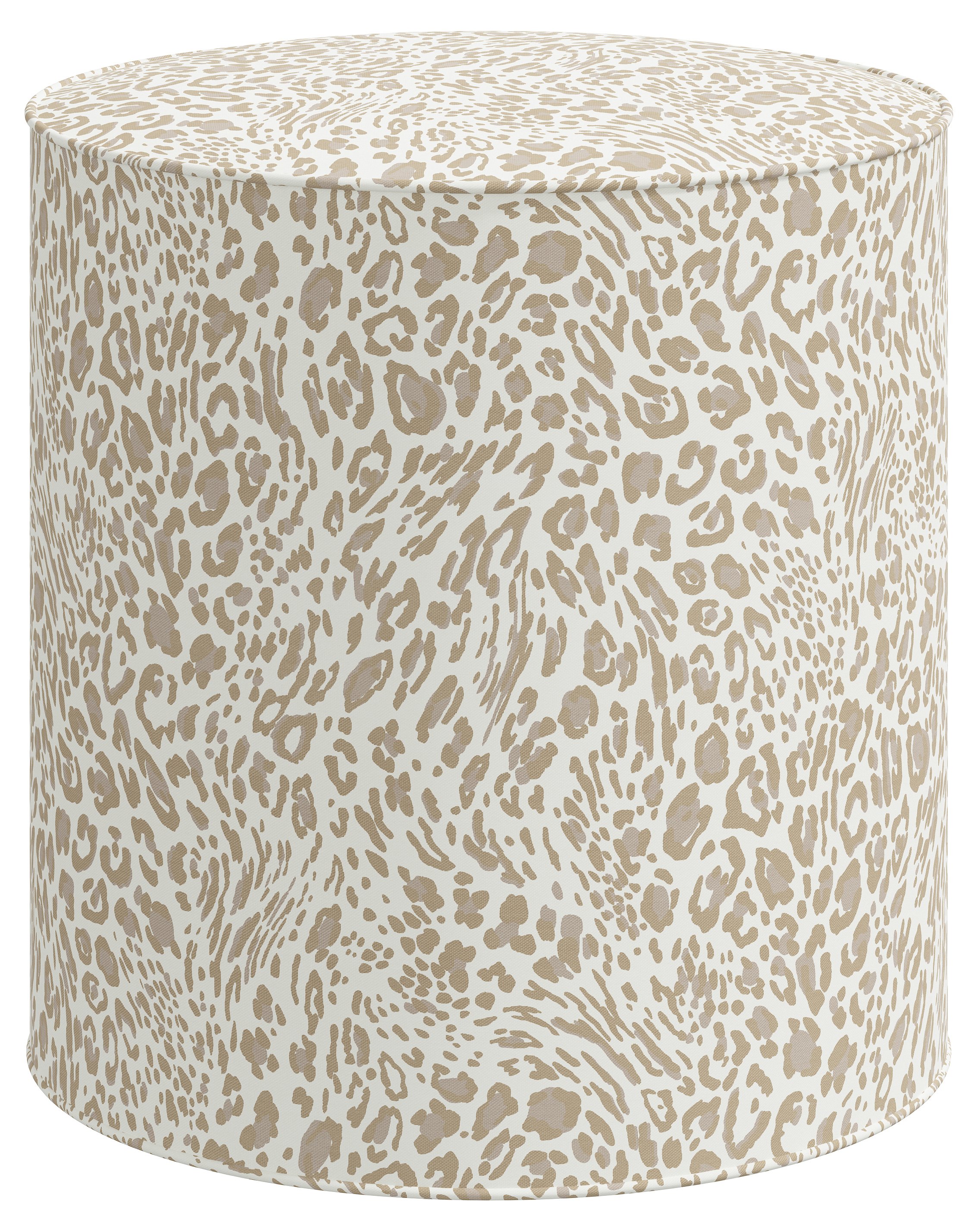 Harper Pounce Round Ottoman | One Kings Lane