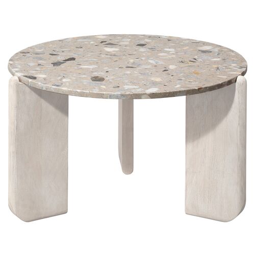 neutral coffee table