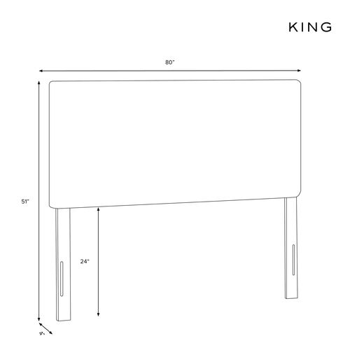 Frank Flange Headboard - Beige | Bedhead, Bed Back - Comfortable ...