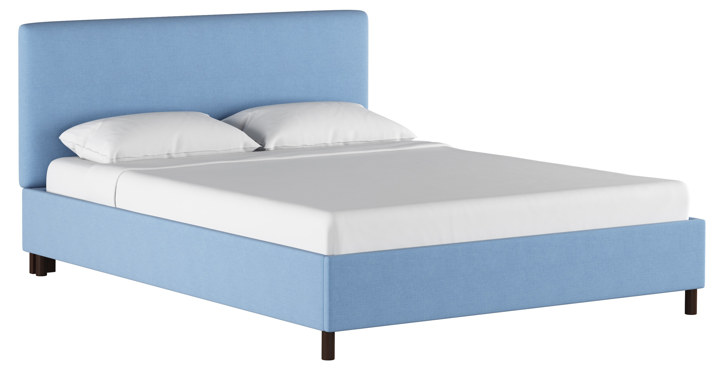 Novak Linen Platform Bed | One Kings Lane