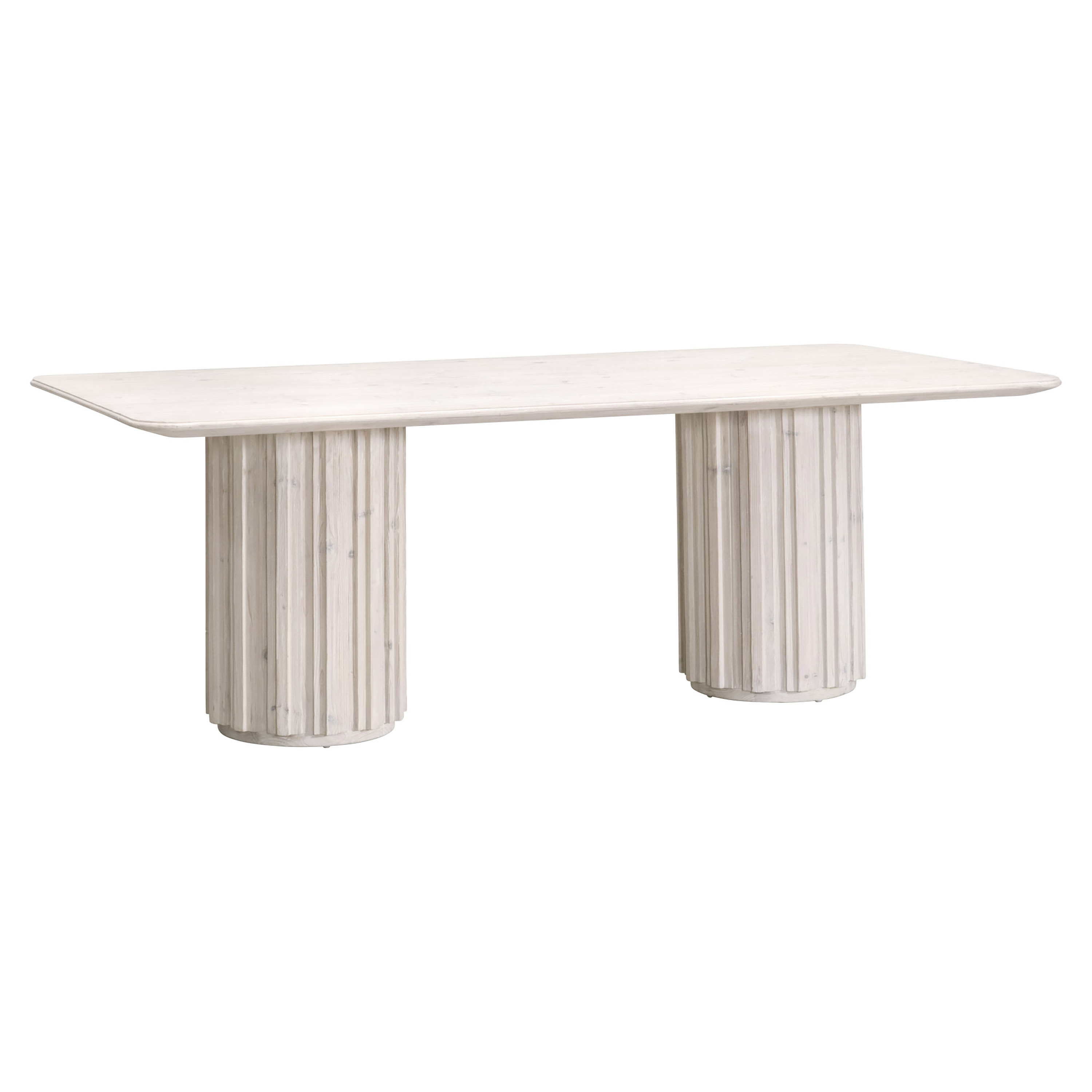 Jean 86" Dining Table, White Wash Pine | One Kings Lane