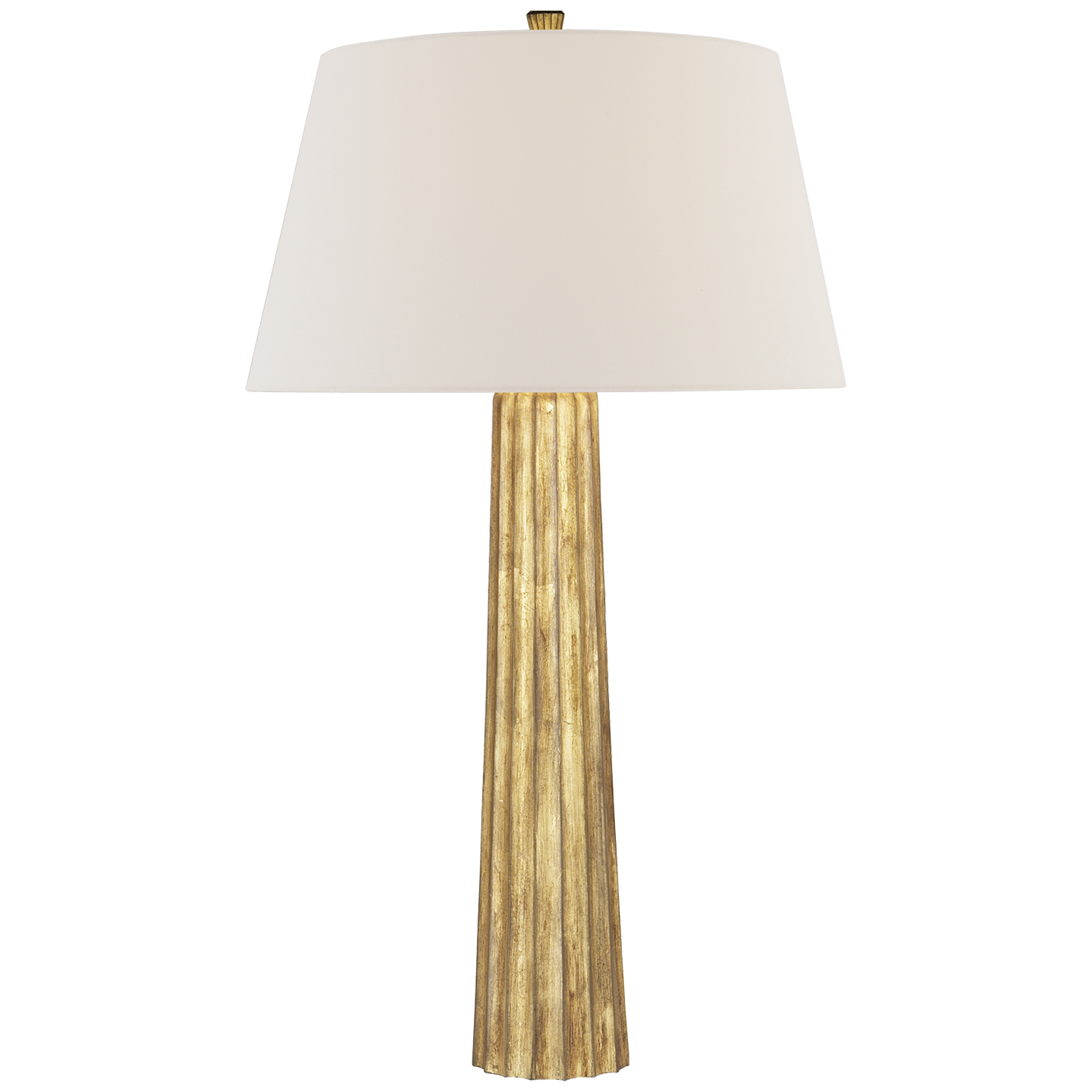 Large Fluted Spire Table Lamp, Aged Iron | One Kings Lane
