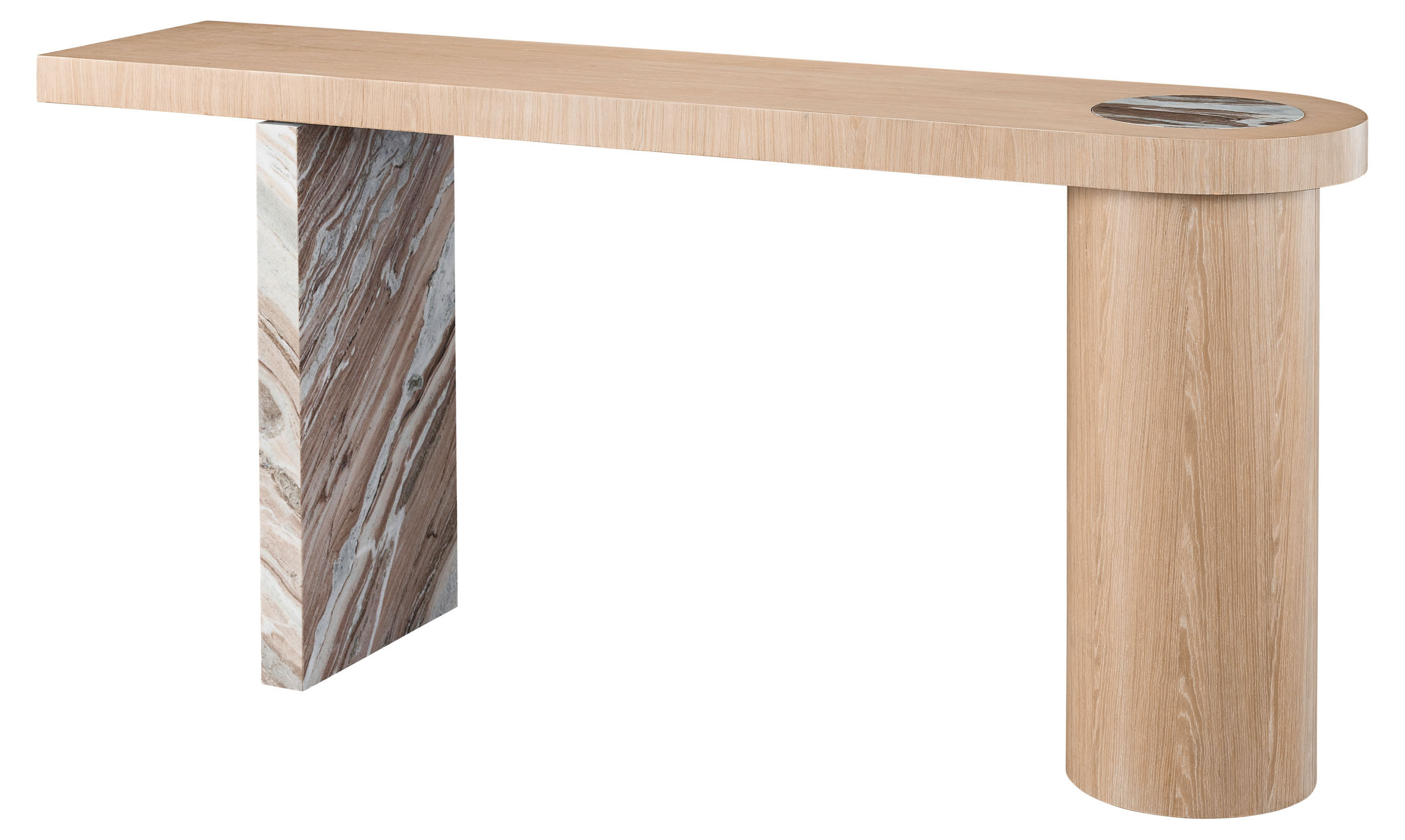 Avani Marble Console Table, Natural | One Kings Lane