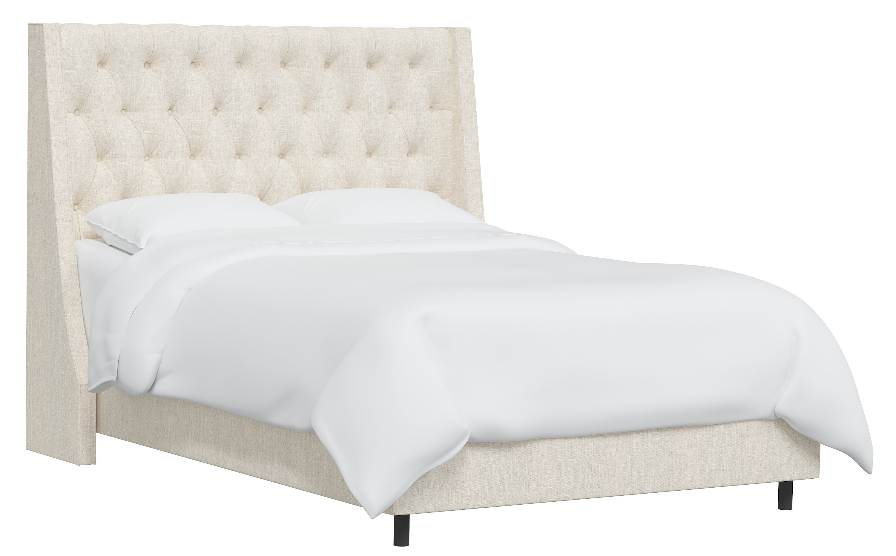 Allie Tufted Wingback Bed | One Kings Lane