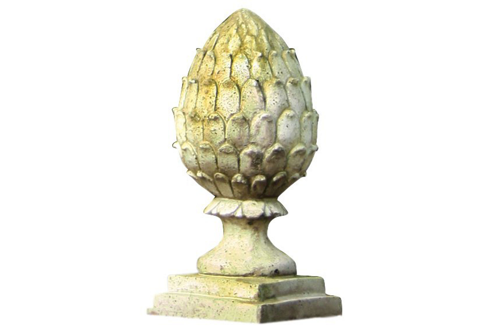 20" Acorn Finial, White Moss | One Kings Lane
