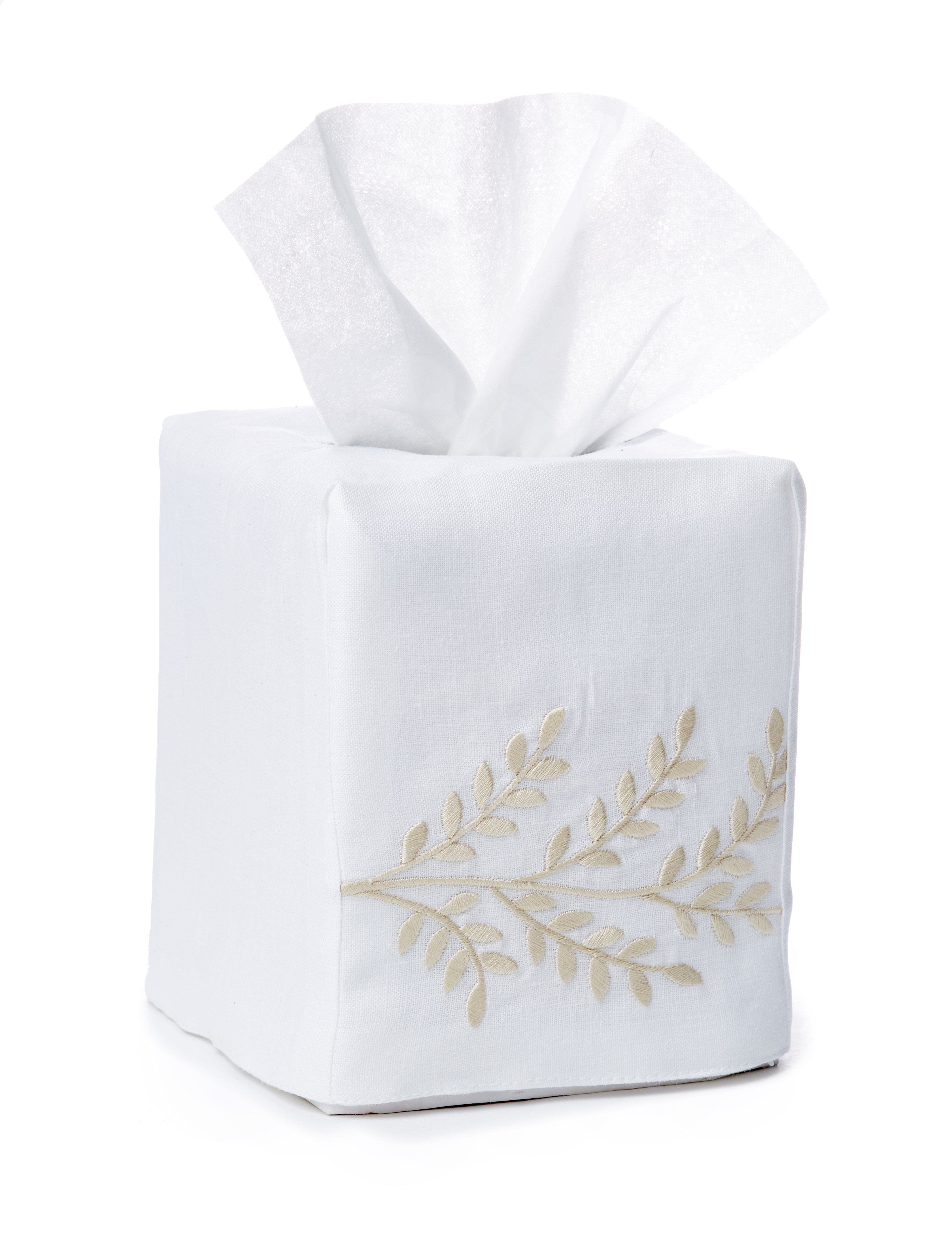 Willow Tissue Box Cover, Blue | One Kings Lane
