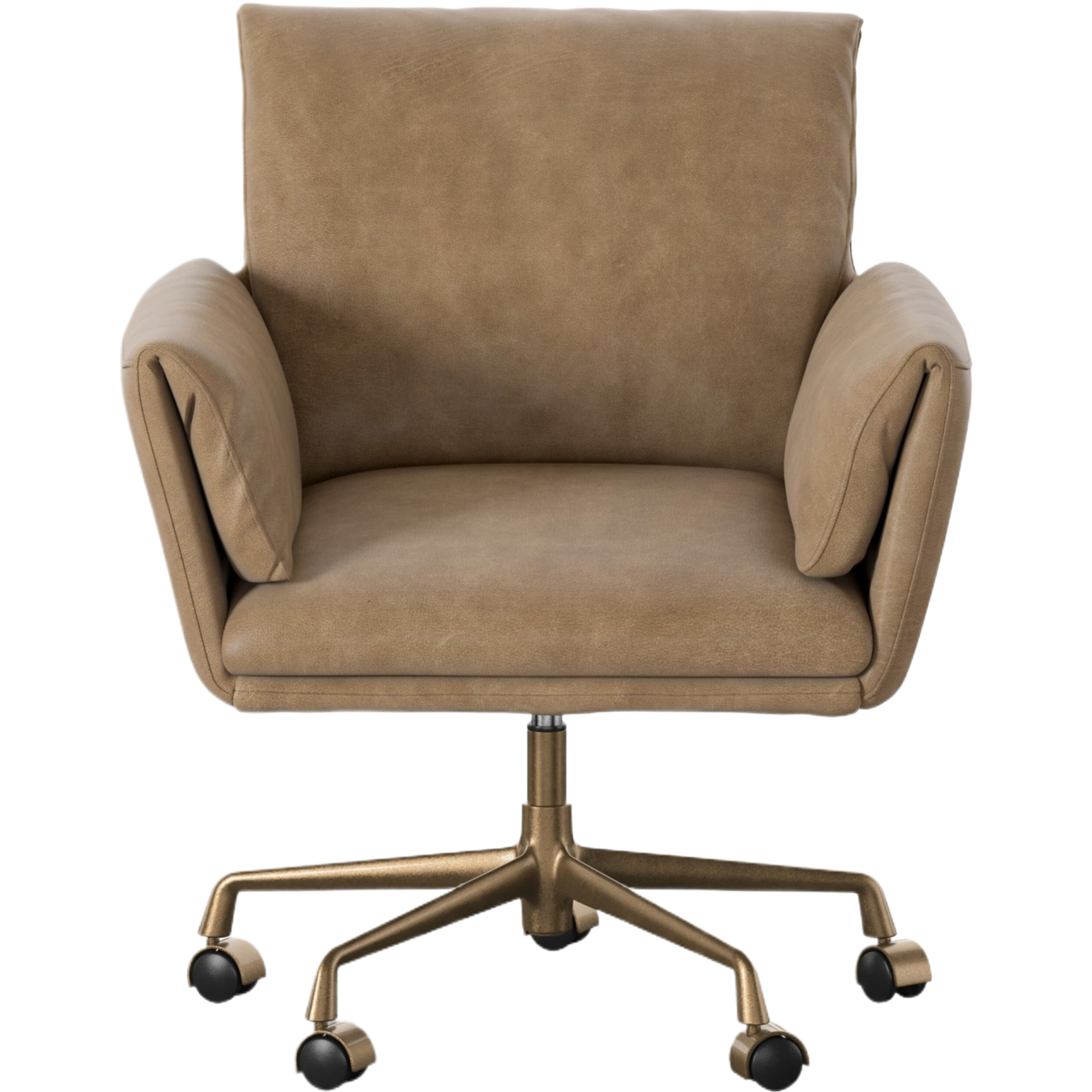 World market leather office chair store