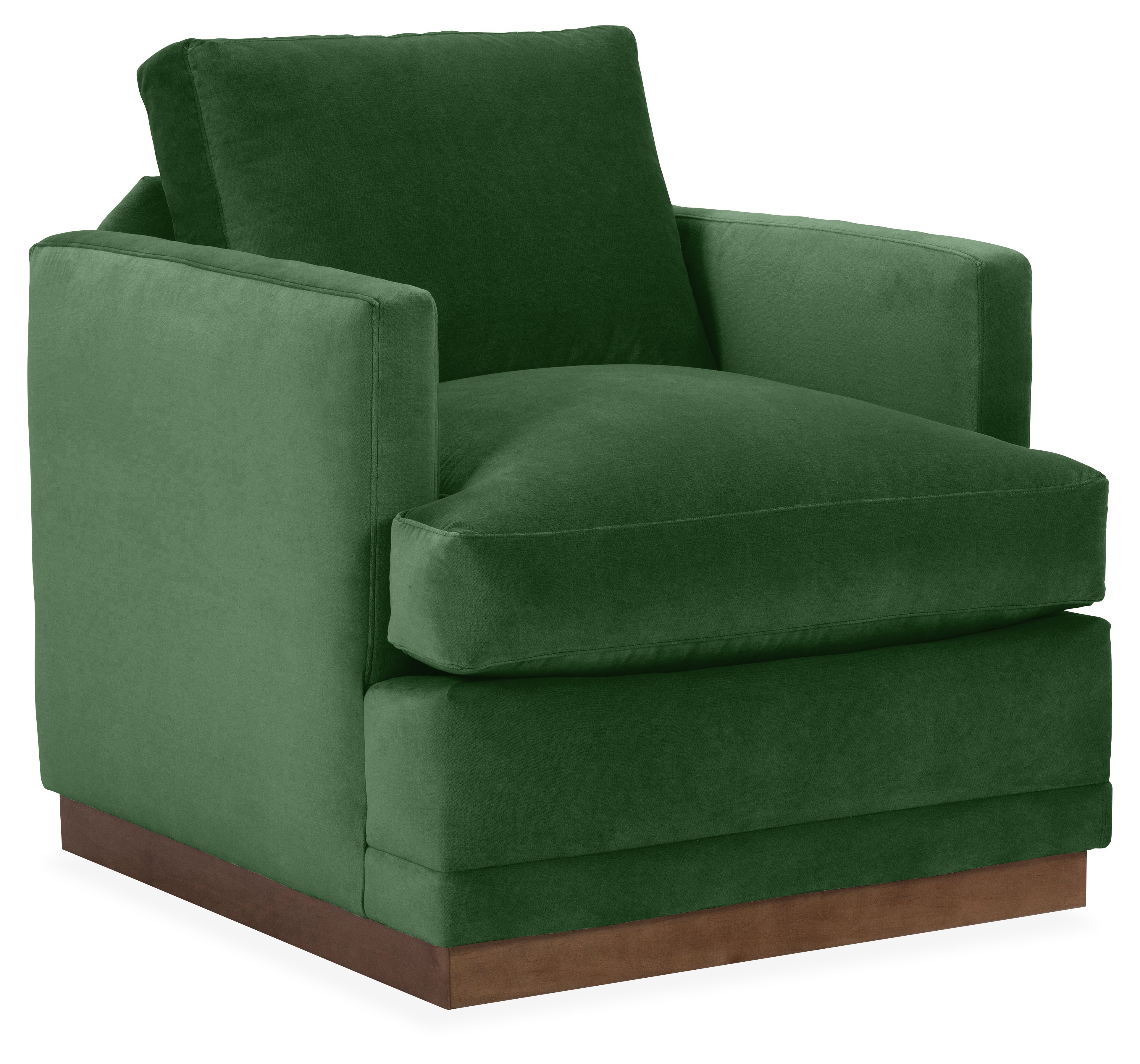 Shaw Velvet Swivel Club Chair | One Kings Lane