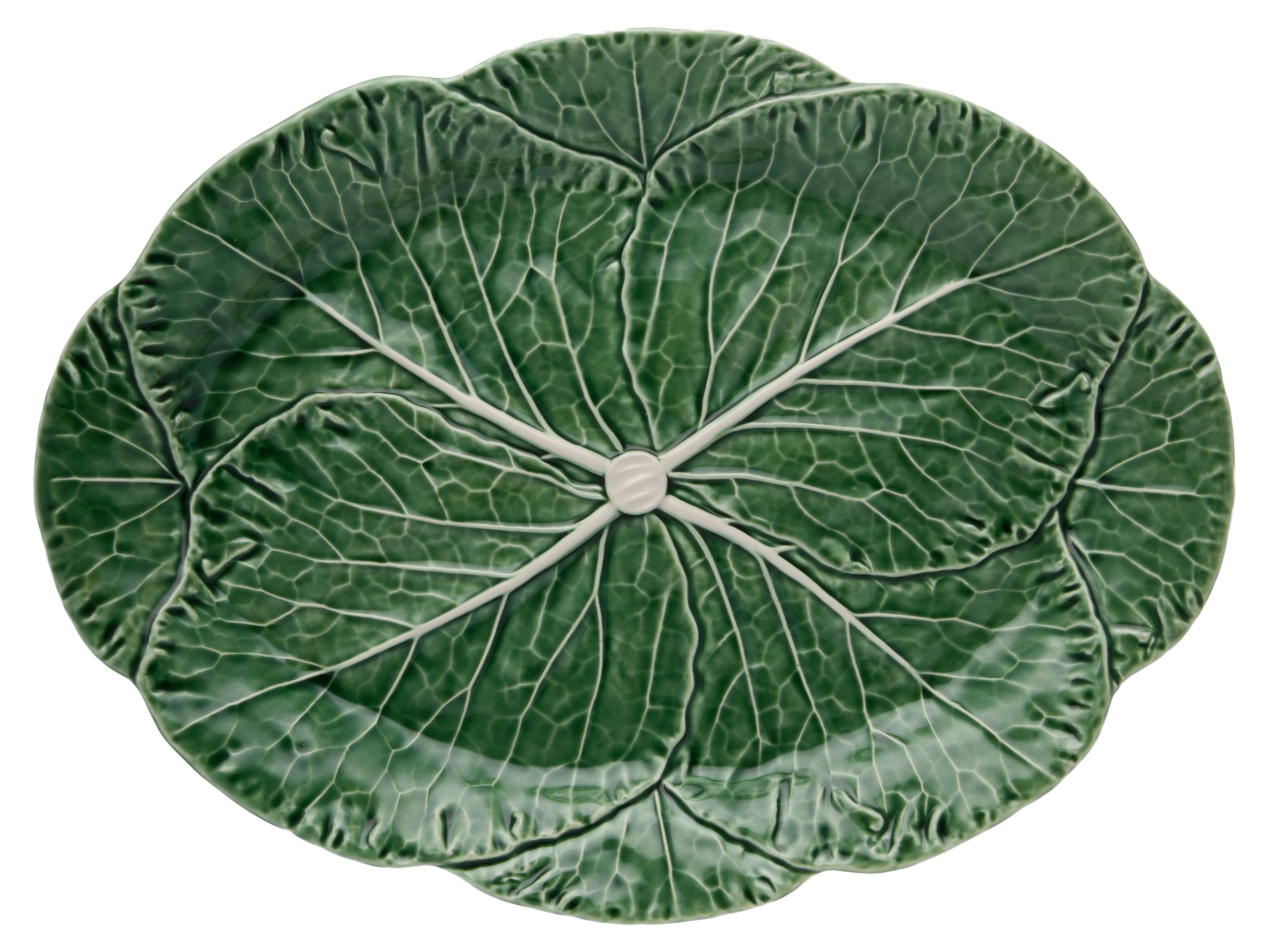 Cabbage Oval Platter, Beige | One Kings Lane