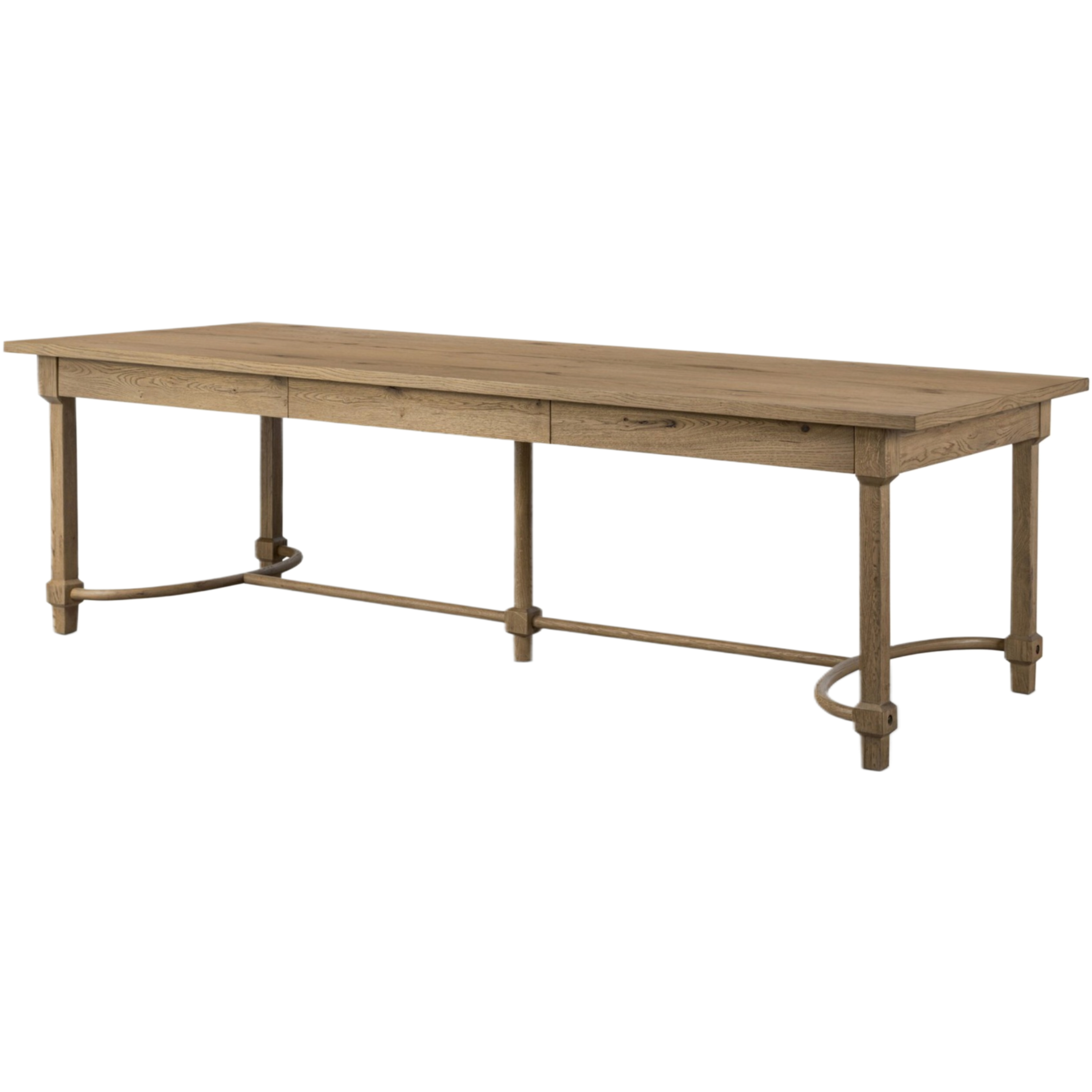 Edison Dining Table, Worn Oak Veneer | One Kings Lane