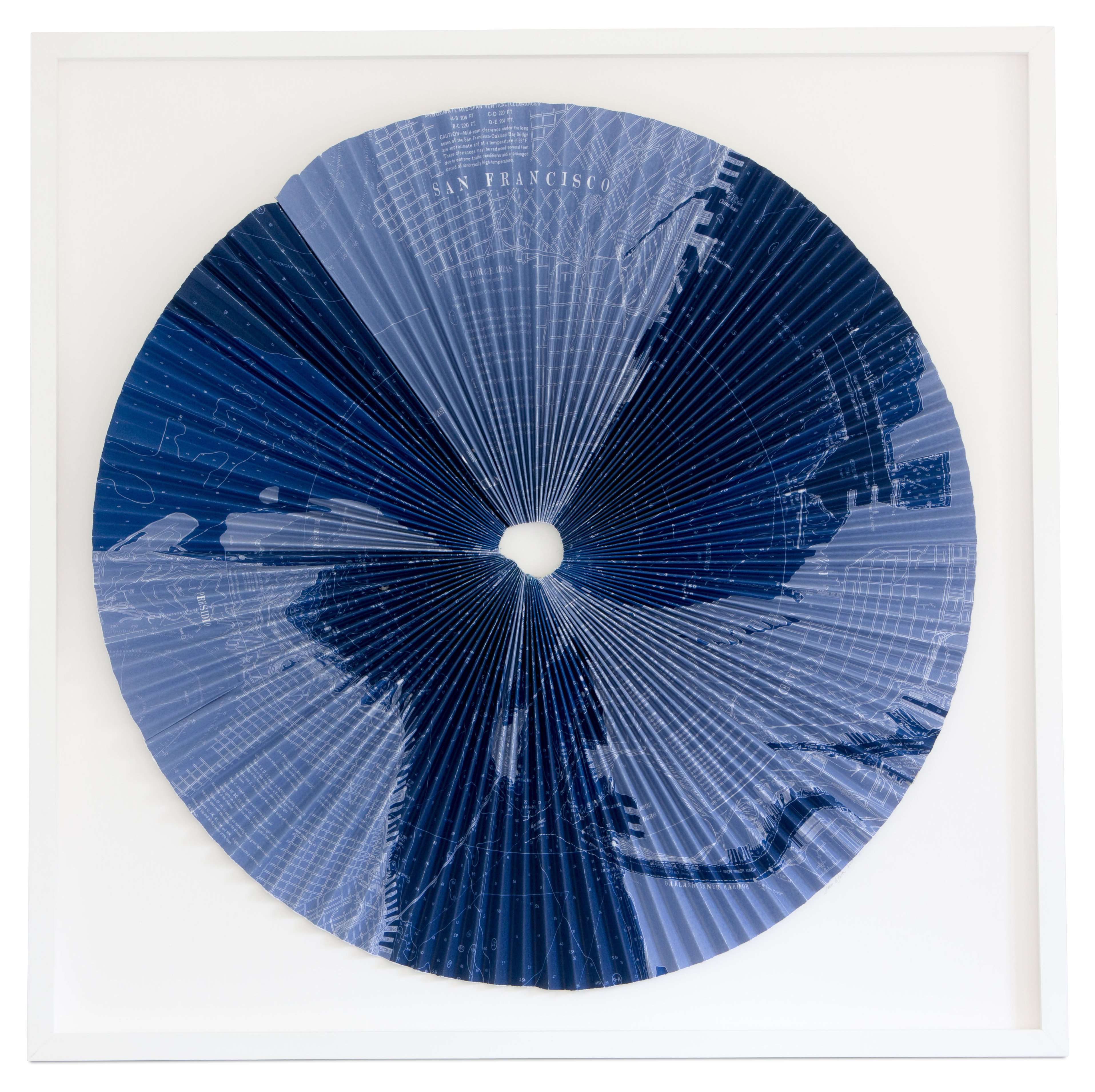 Dawn Wolfe, Pleated Map: San Francisco | One Kings Lane