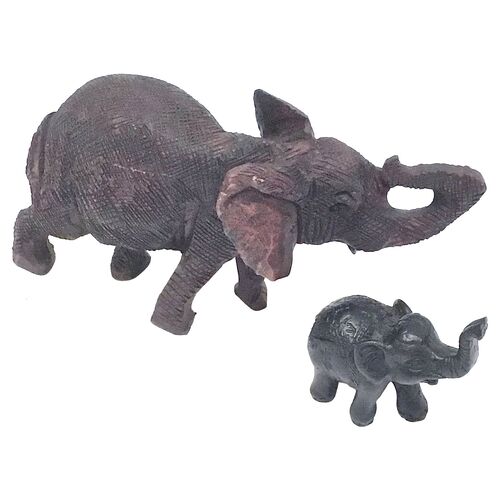 Plastic Elephant Figurines