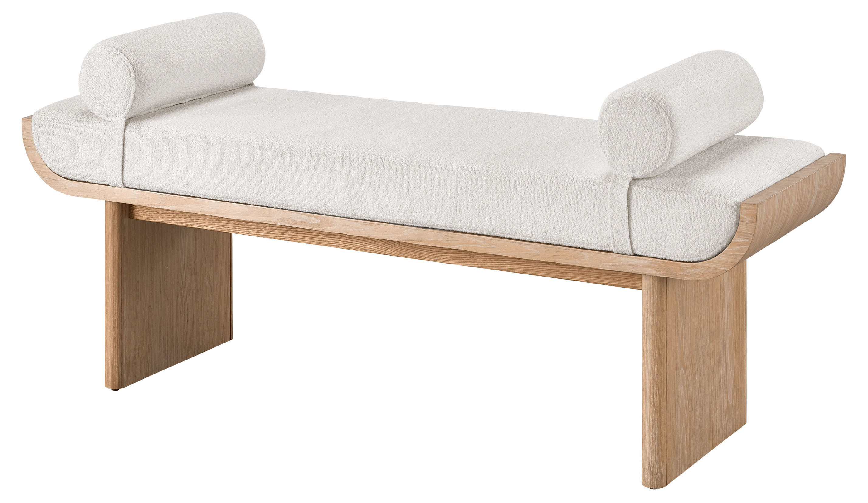 Avani Bench, Natural/Plush White | One Kings Lane