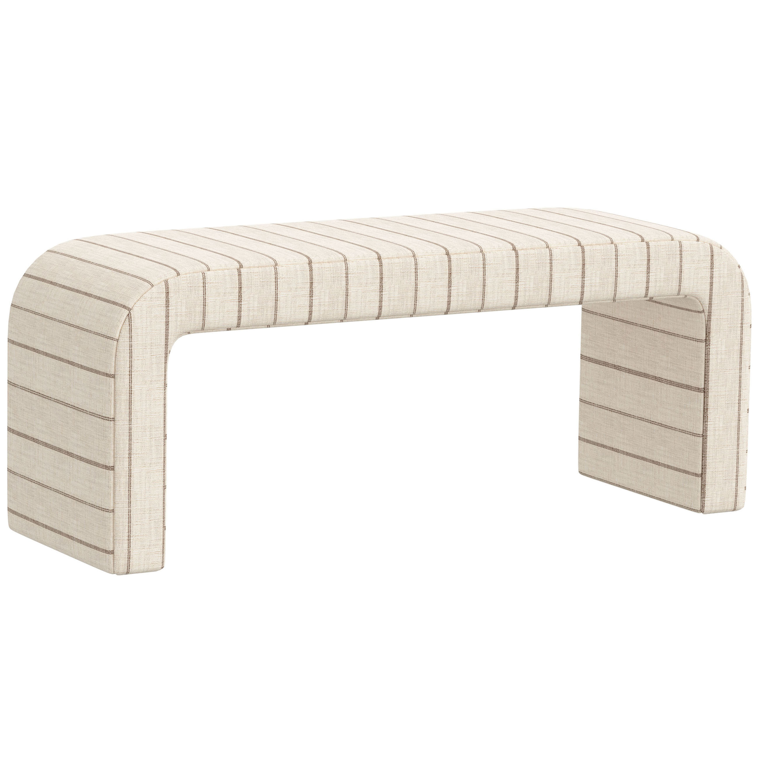 Celia Waterfall Bench, Pinstripe | One Kings Lane
