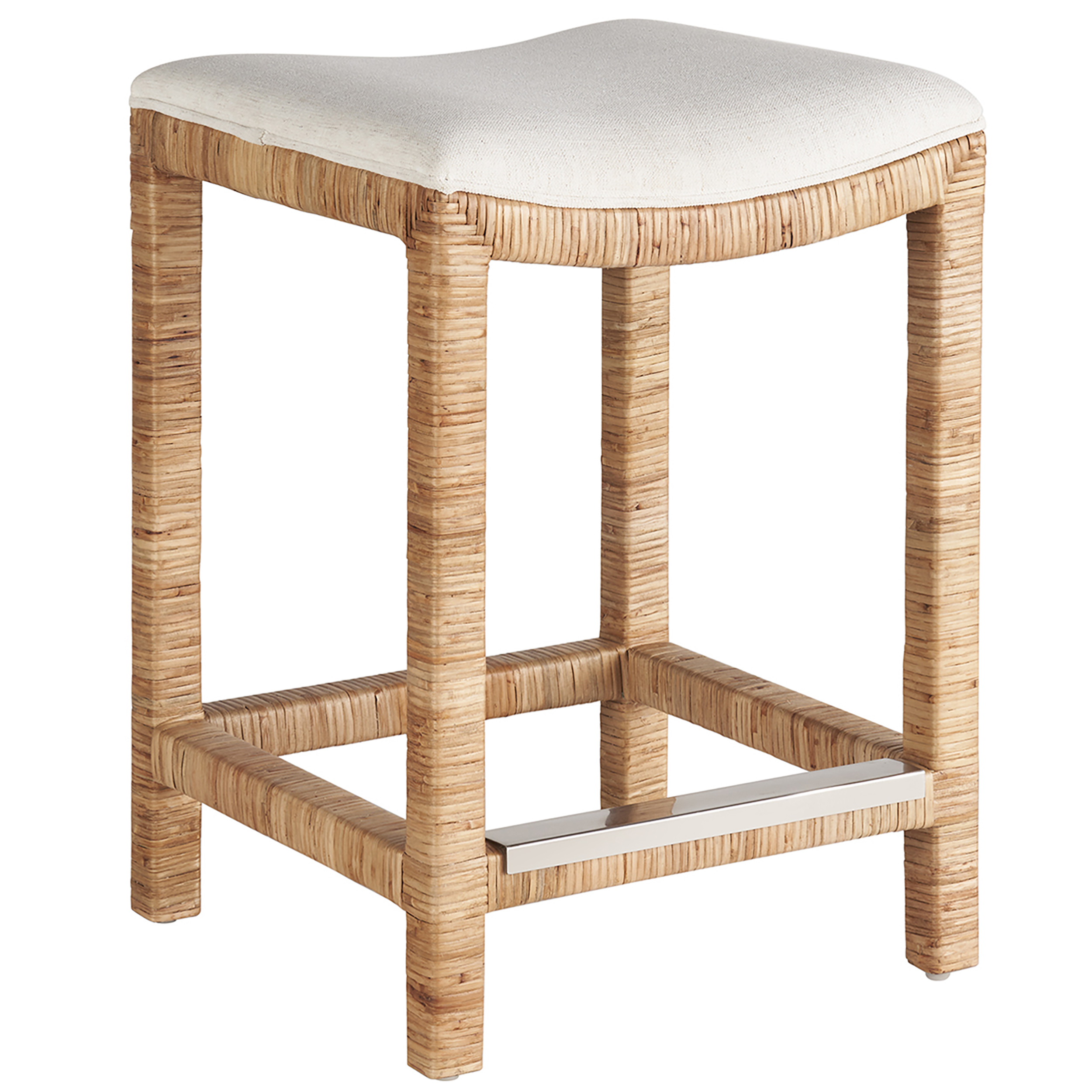 Coastal Living Key West Counter Stool, Natural Rattan | One Kings Lane
