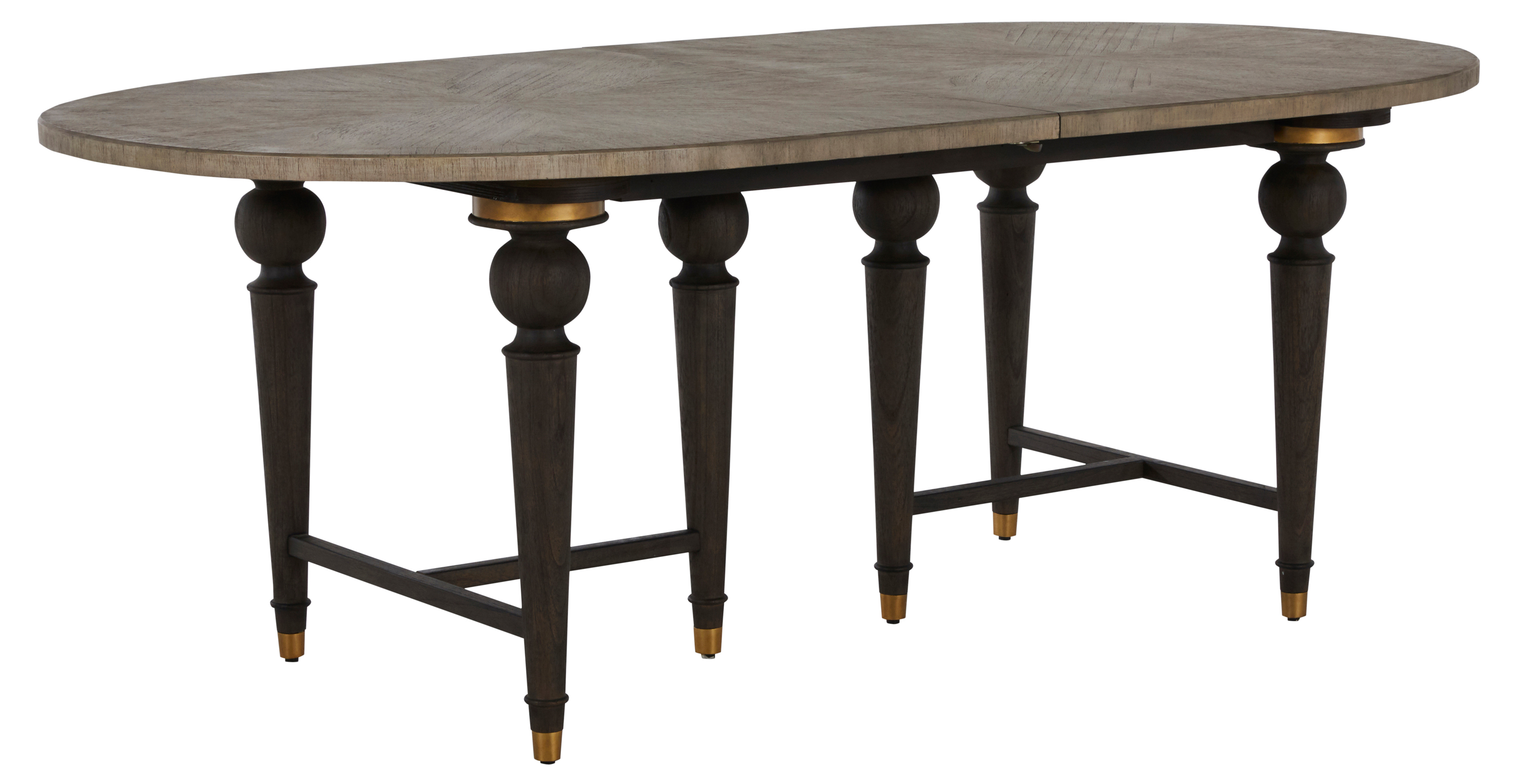 Roderick Extension Dining Table, Light Blonde/Stained Gold | One Kings Lane