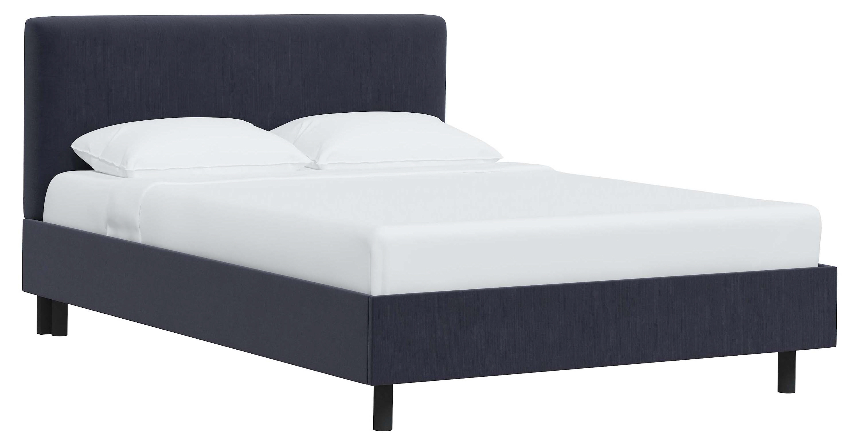 Novak Velvet Platform Bed | One Kings Lane