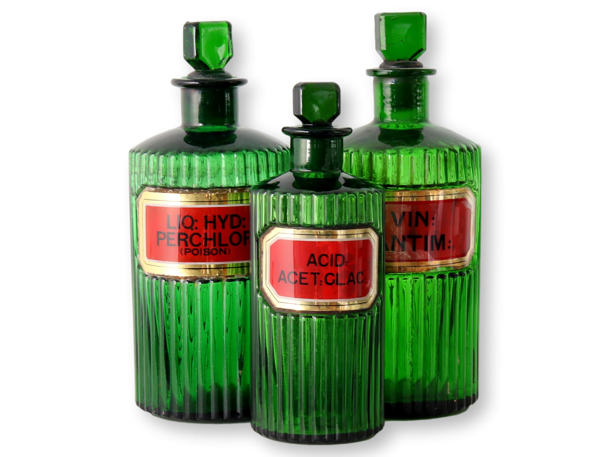 Green Poison Bottle