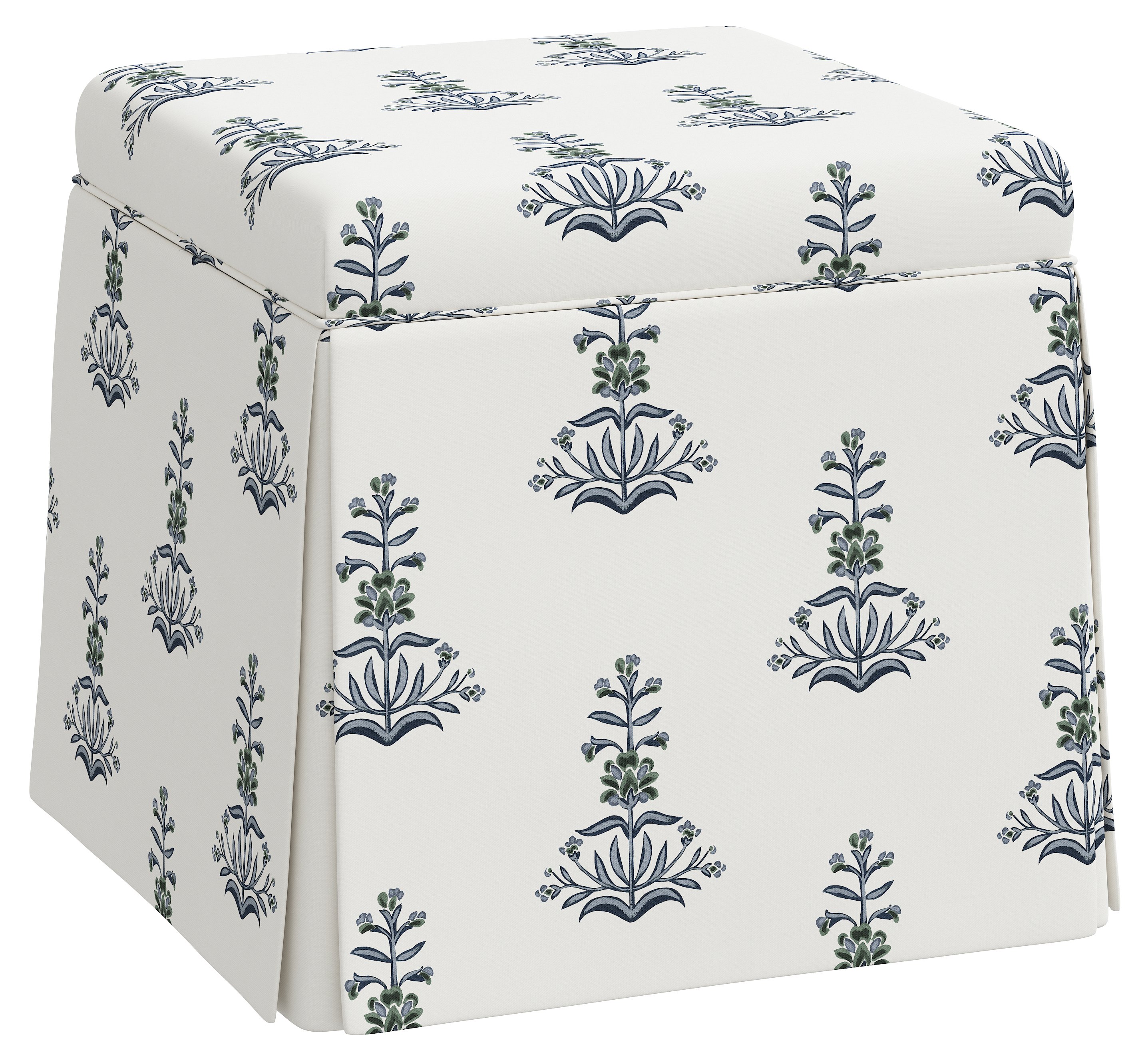Anne Skirted Ottoman, Kiko Block | One Kings Lane