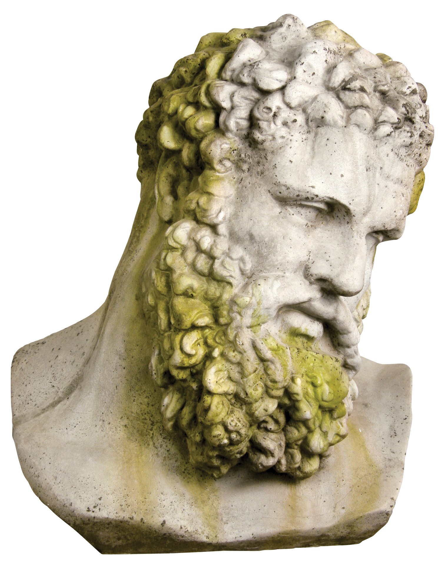 Hercules Bust, White Moss | One Kings Lane