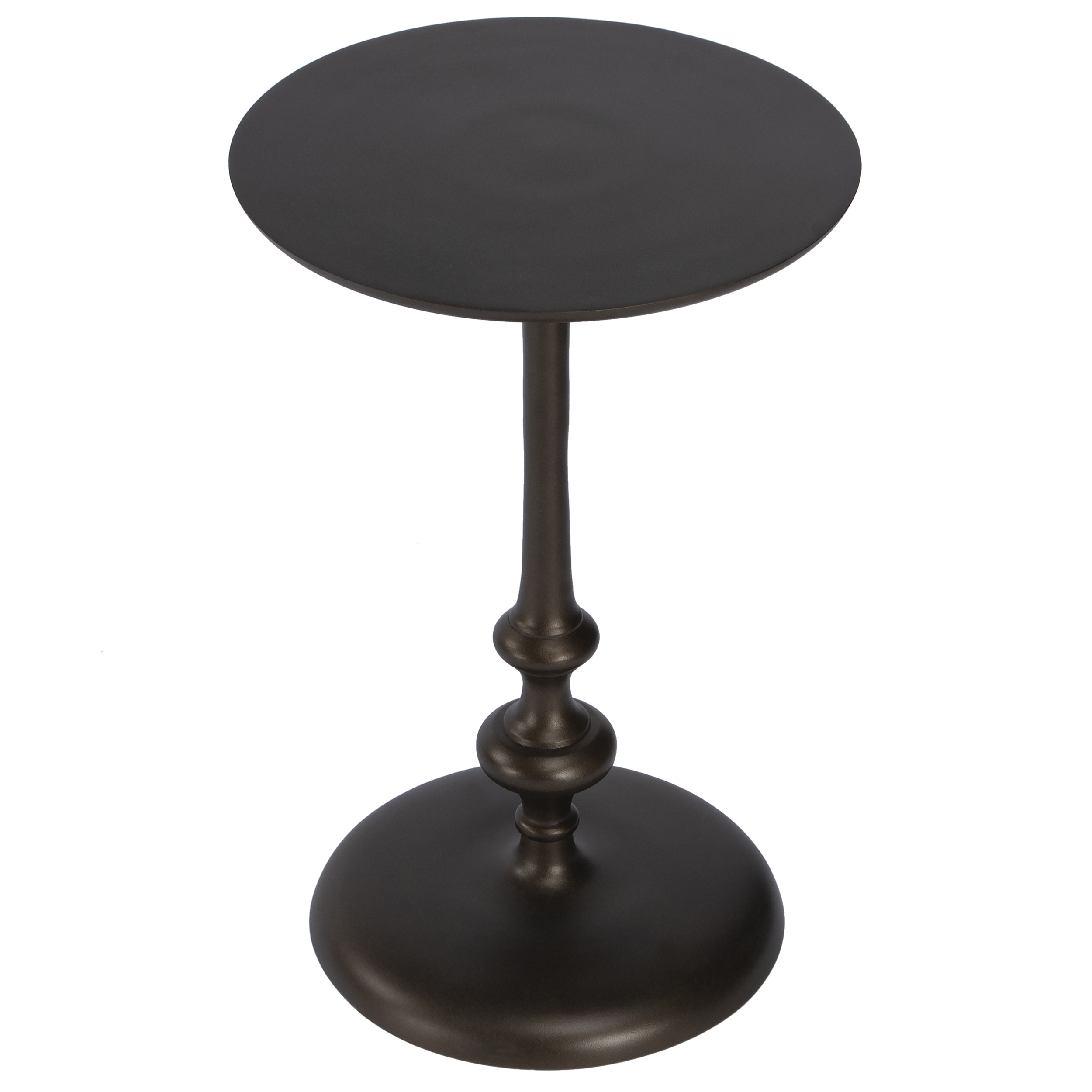 Hudson Metal Side Table, Black | One Kings Lane