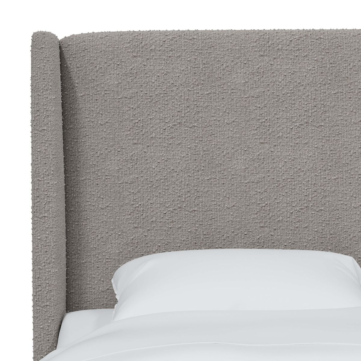 Kelly Boucle Wingback Headboard One Kings Lane